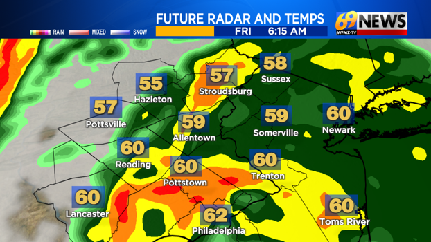 Get ready for soaking rain, a rumble of thunder, and strong winds ...