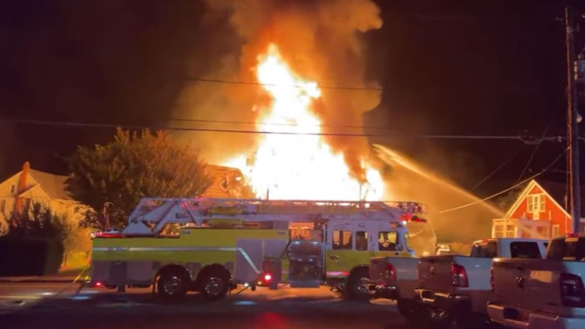 Flames engulf home in Slatington | Lehigh Valley Regional News | wfmz.com