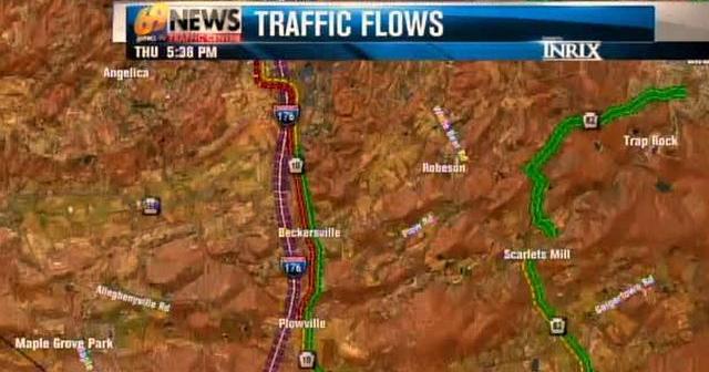 New traffic maps, cameras help drivers navigate roads around manhunt ...