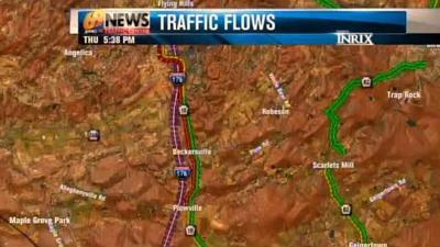 New traffic maps, cameras help drivers navigate roads around manhunt ...