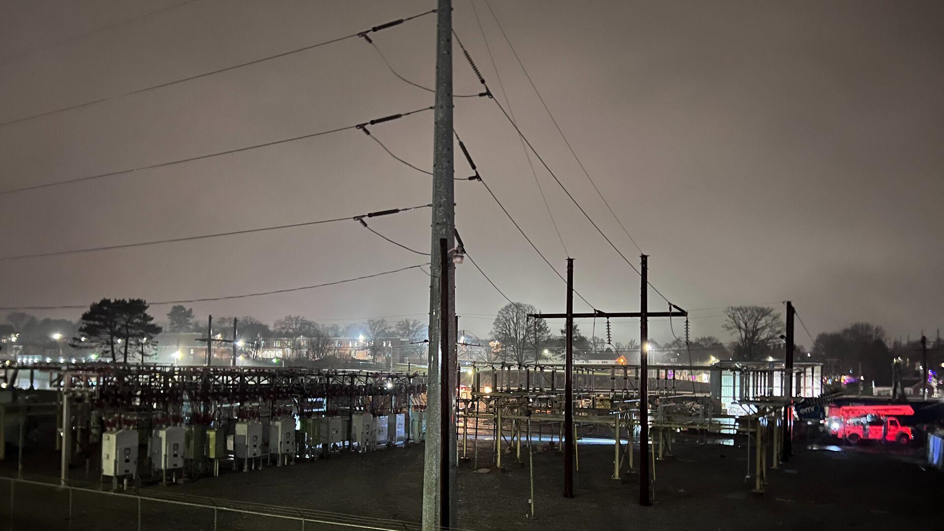 'Just a big ball of electricity in the air': Fire at PPL substation ...