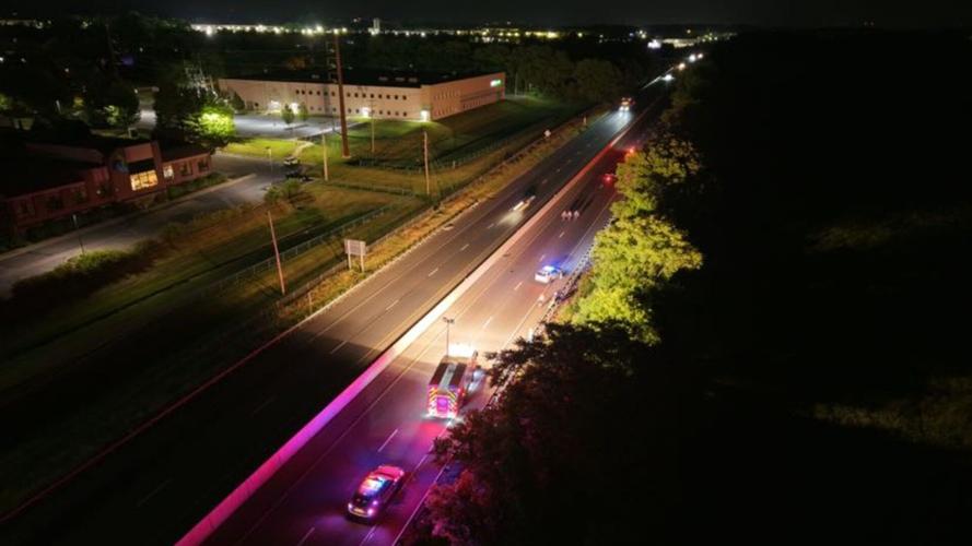 1 person sent to hospital after Route 22 crash involving motorcycle ...