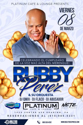 Ruby Pérez y su orquesta en Reading el 8 de marzo | Entretenimiento ...