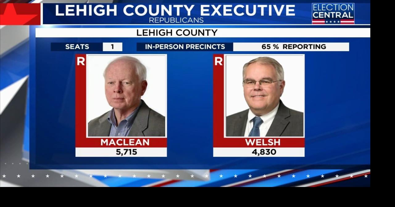 Former police chief Roger MacLean leads in Lehigh County Executive ...