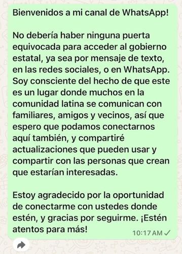 Governor Shapiro launches statewide WhatsApp channels | Pennsylvania ...