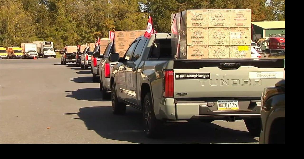 Local Toyota Tundra fleet joins effort to fight hunger in Allentown | Lehigh Valley Regional ...