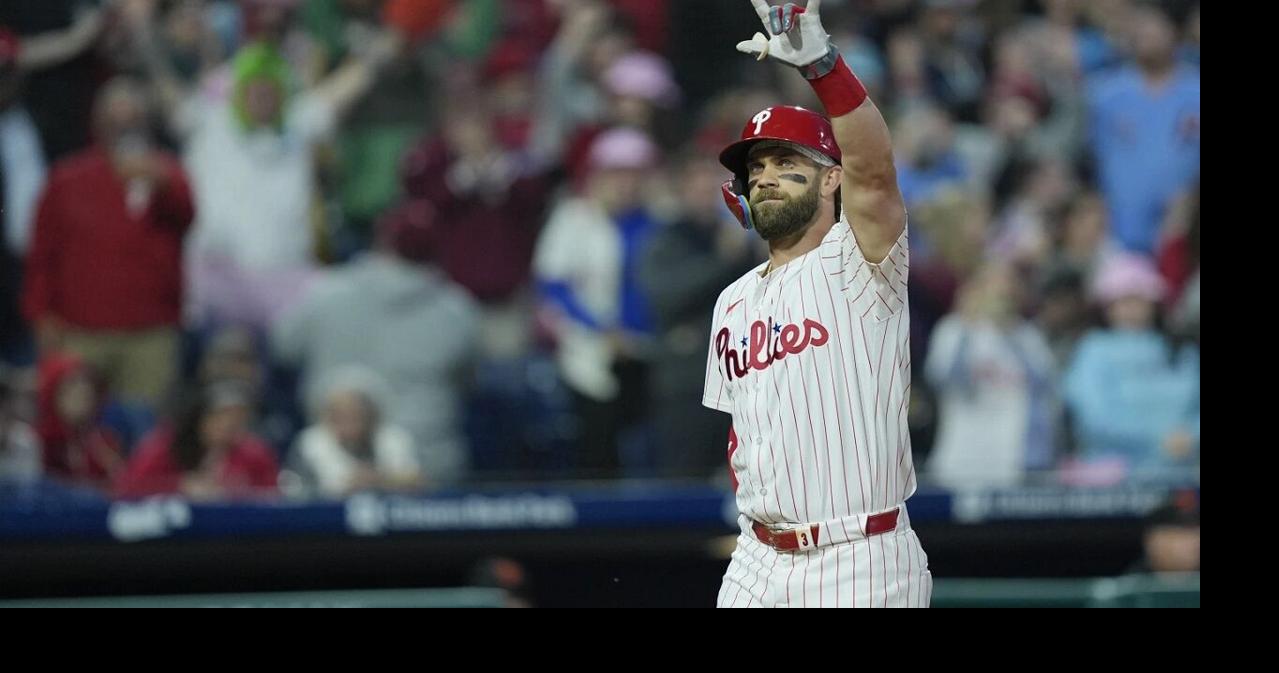 Harper's blast helps Phillies defeat San Francisco for fifth straight ...
