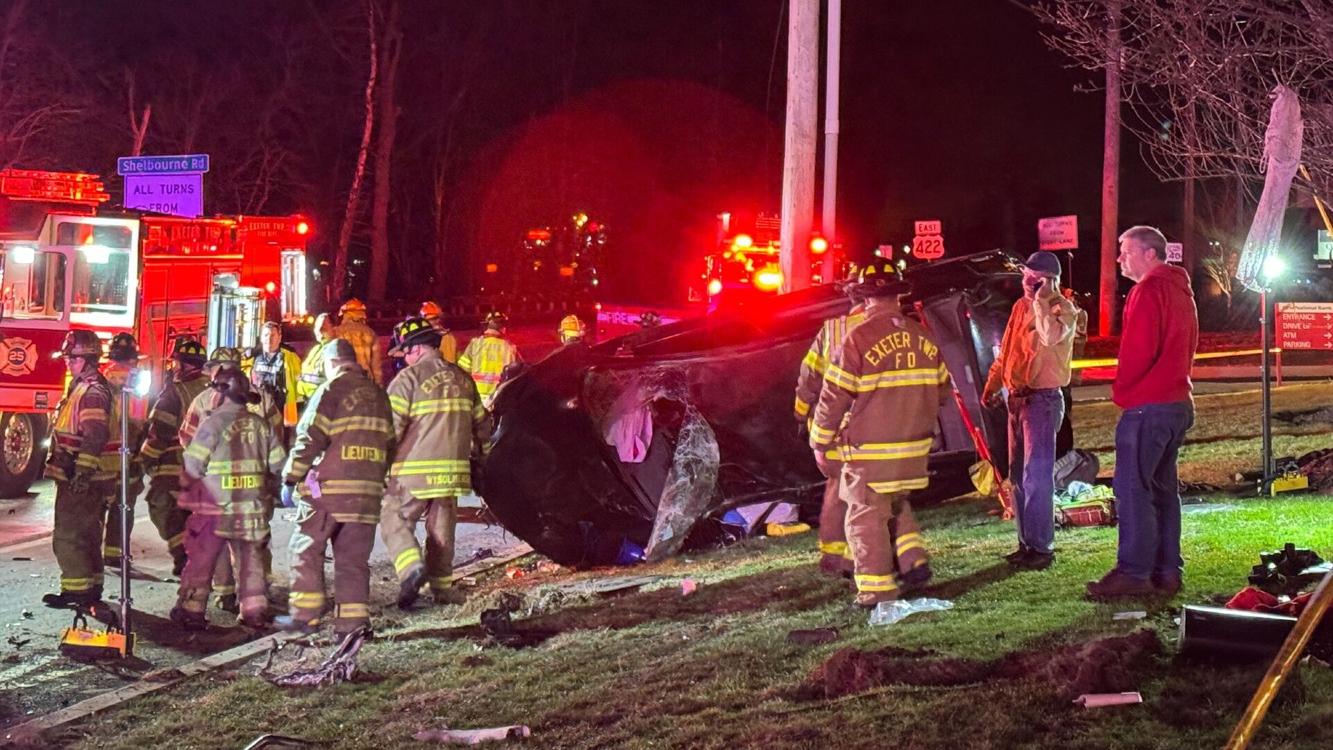 Multi-vehicle crash in Exeter closes stretch of Route 422 | Reading ...
