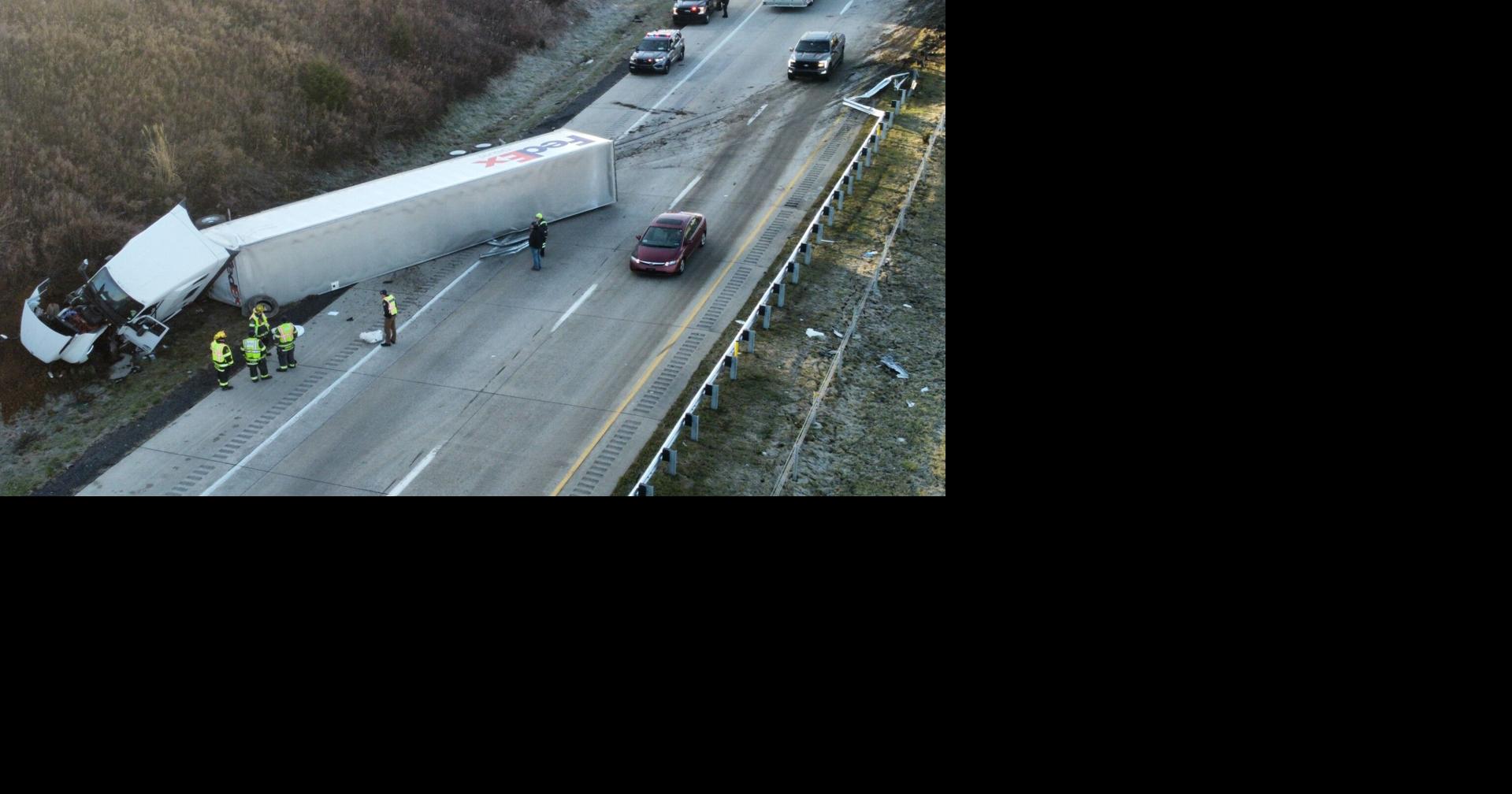FedEx truck crash slows traffic on Route 33 | Lehigh Valley Regional ...