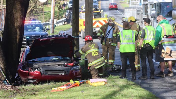 Rescue crews respond to East Allen crash with entrapment | Lehigh ...