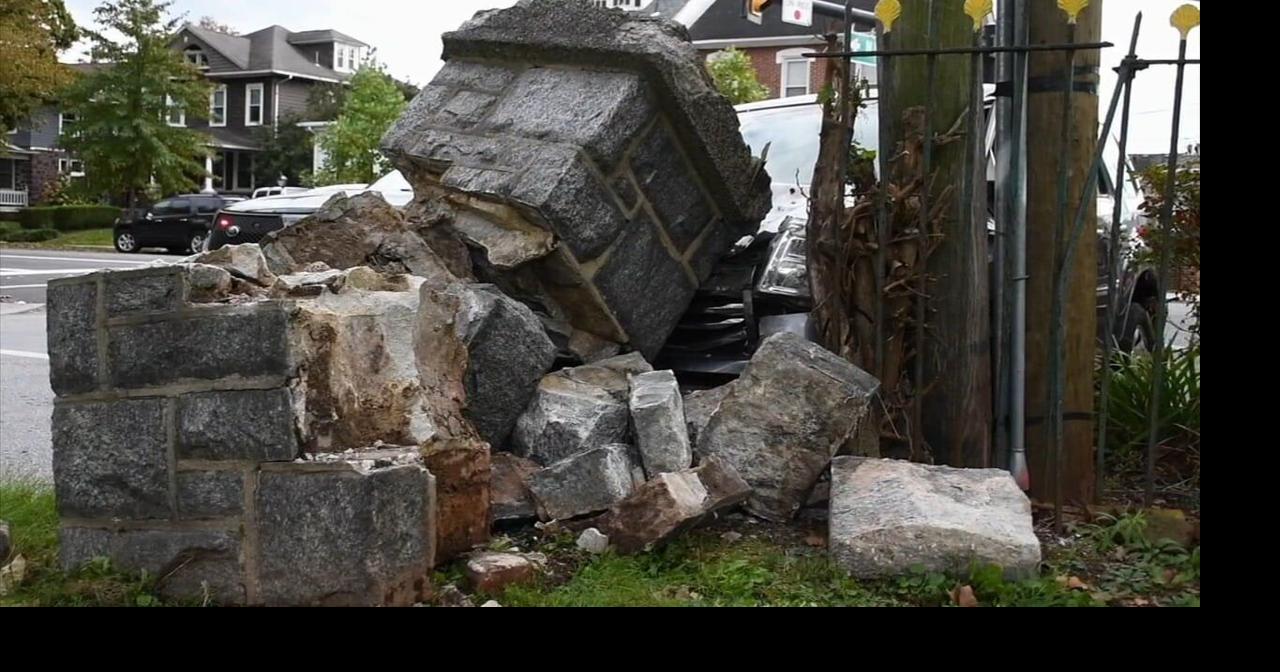 Pottstown crash injures 2, knocks down pillar | Southeastern ...