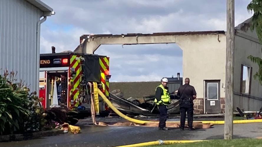 Wind fuels flames as fire tears through barn in Spring | Northern Berks ...