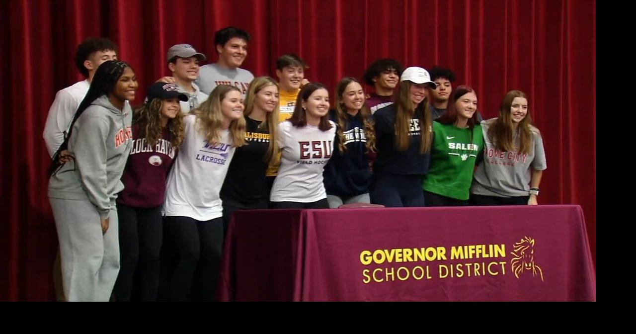 Governor Mifflin honors student-athletes with signing day ceremony ...