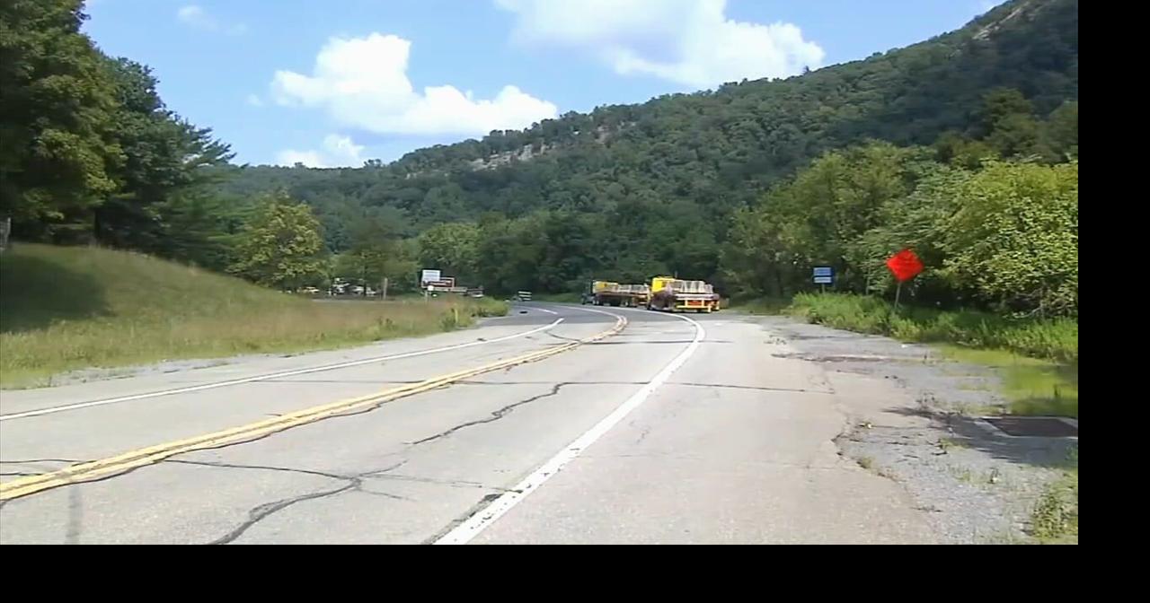 Route 611 in Monroe Co. reopened with single lane and traffic light ...