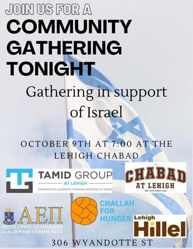 Lehigh Chabad to host community gathering in support of Israel | Lehigh ...