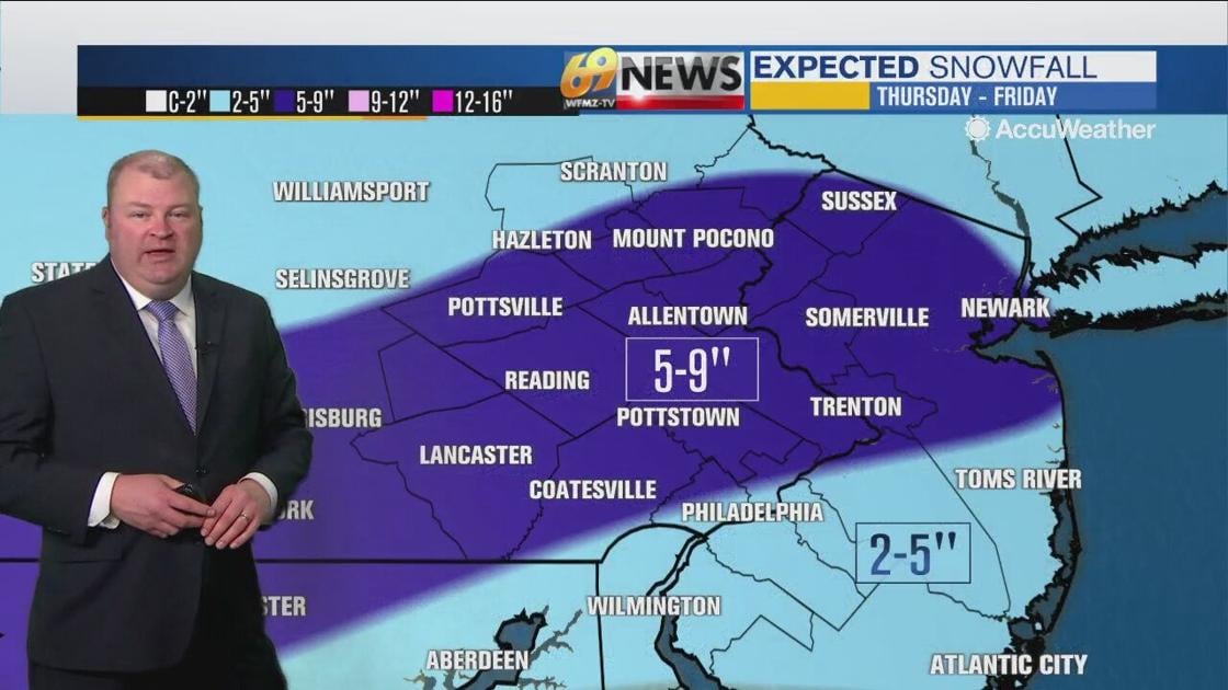 Matt Broderick's 2/17/21 8:45 a.m. forecast | Video | wfmz.com