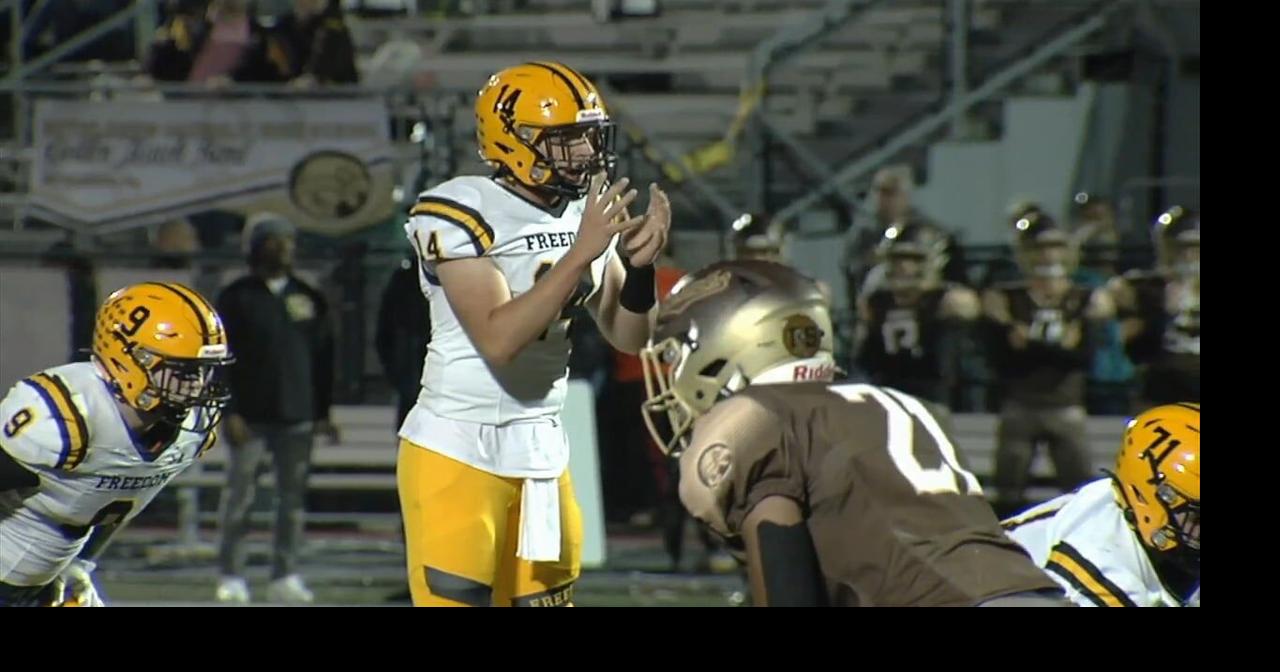 A pair of second quarter touchdowns is enough for Freedom in 12-0 win ...
