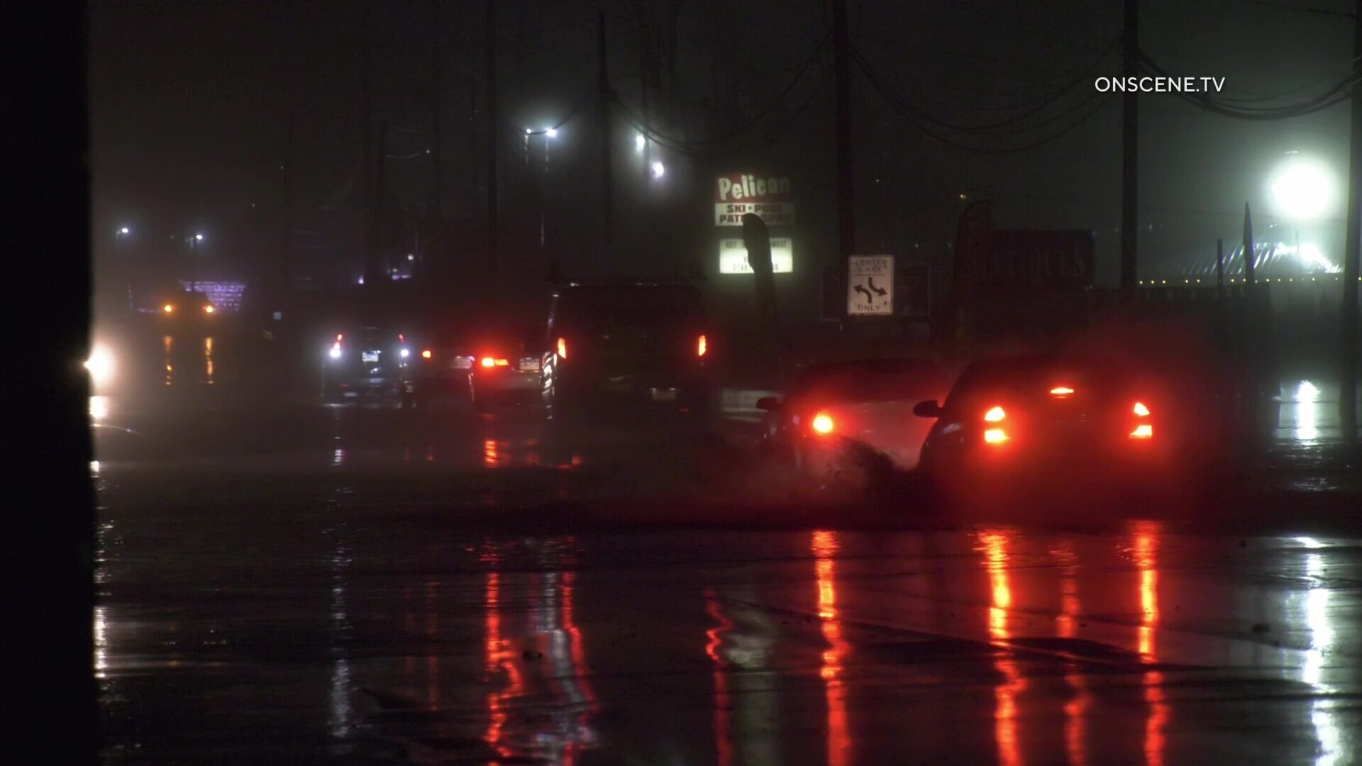 Flooding slows traffic on parts of Route 309, traps cars in N ...