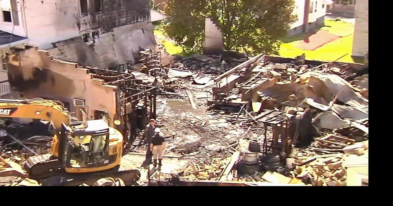 10 displaced, building reduced to rubble after fire in Pottsville ...