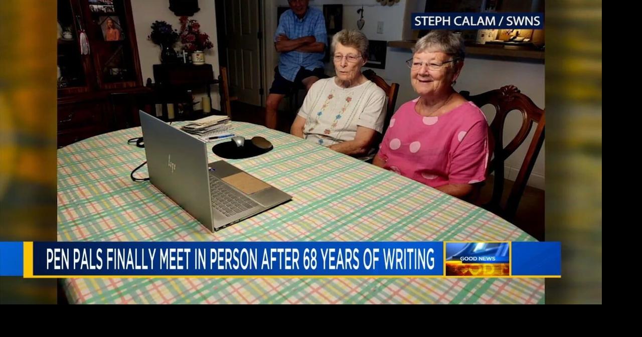 Pen Pals finally meet after writing letters back and forth for 68 years ...