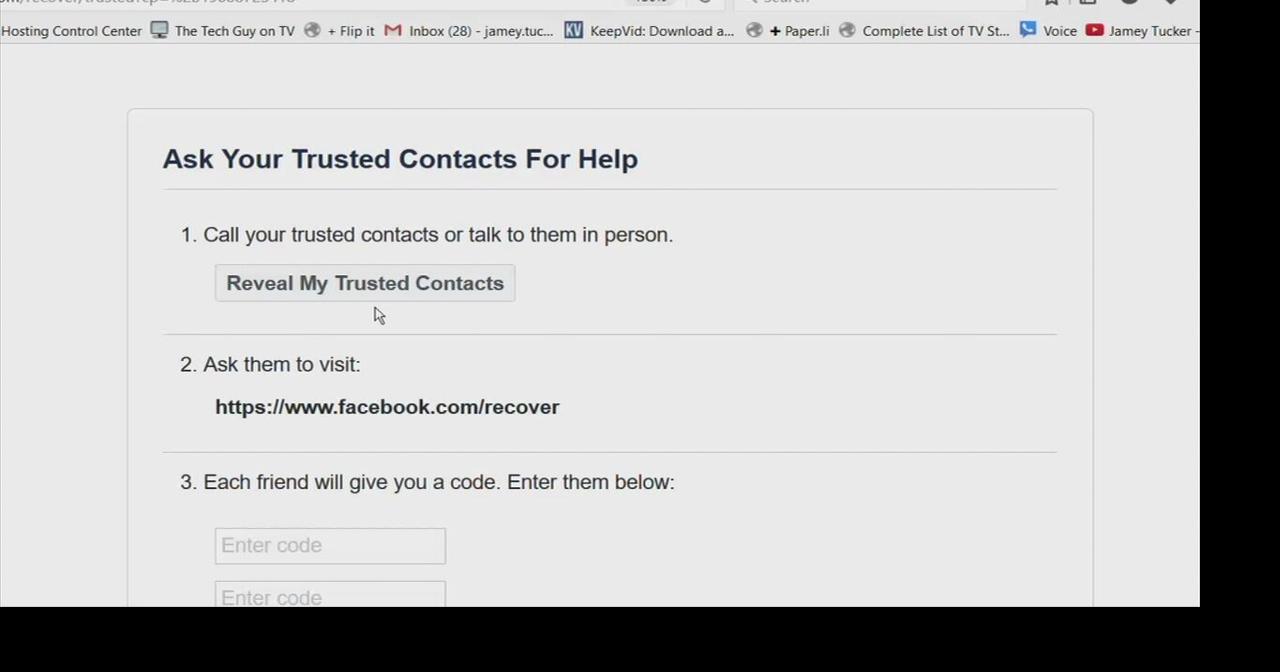 What the Tech? Facebook Trusted Contacts | What The Tech? | wfmz.com