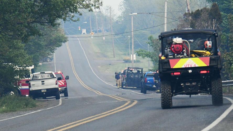 Crews fight brush fire near Frackville | Poconos and Coal Region | wfmz.com