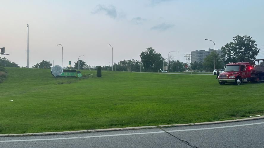 'Welcome to Reading' sign destroyed by out-of-control pickup truck ...