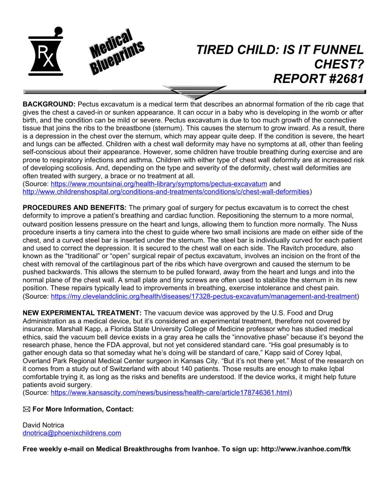 Medical Blueprints: Is it funnel chest | | wfmz.com