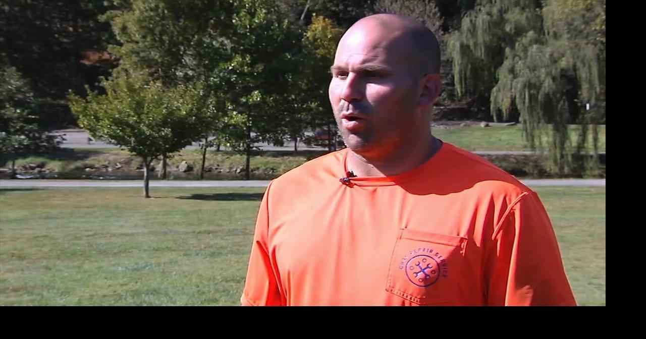 Easton man hailed as hero after rescuing crash victim from burning car ...