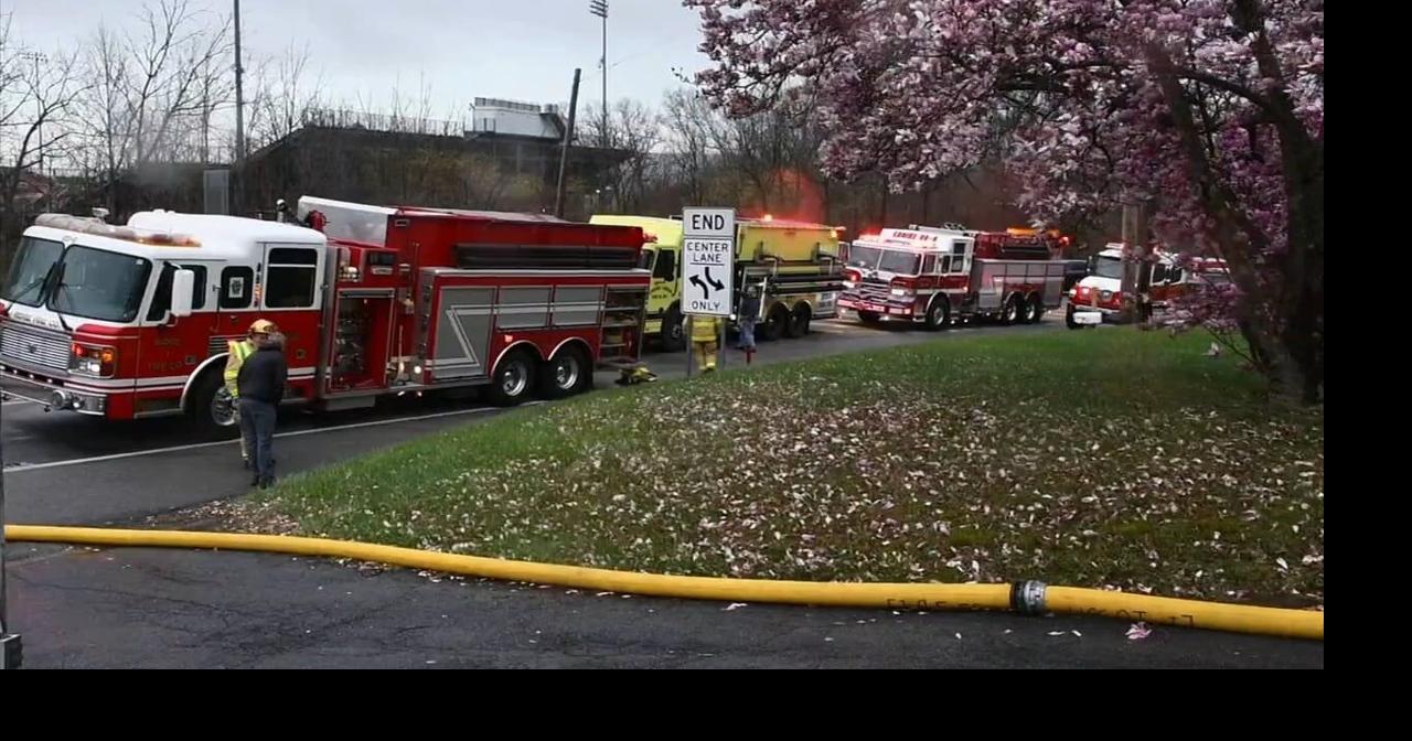 Smoke pours out of home, as crews fight fire in Chester County ...