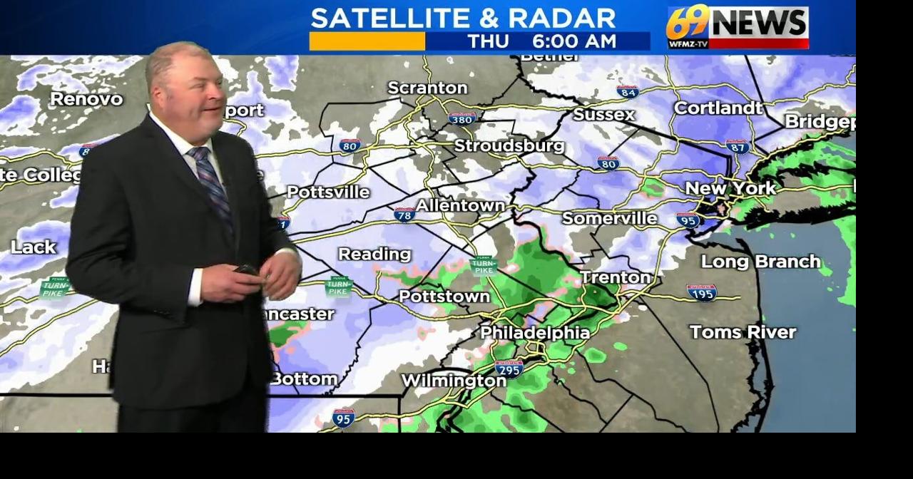 WATCH: Meteorologist Matt Broderick's morning forecast | Weather | wfmz.com