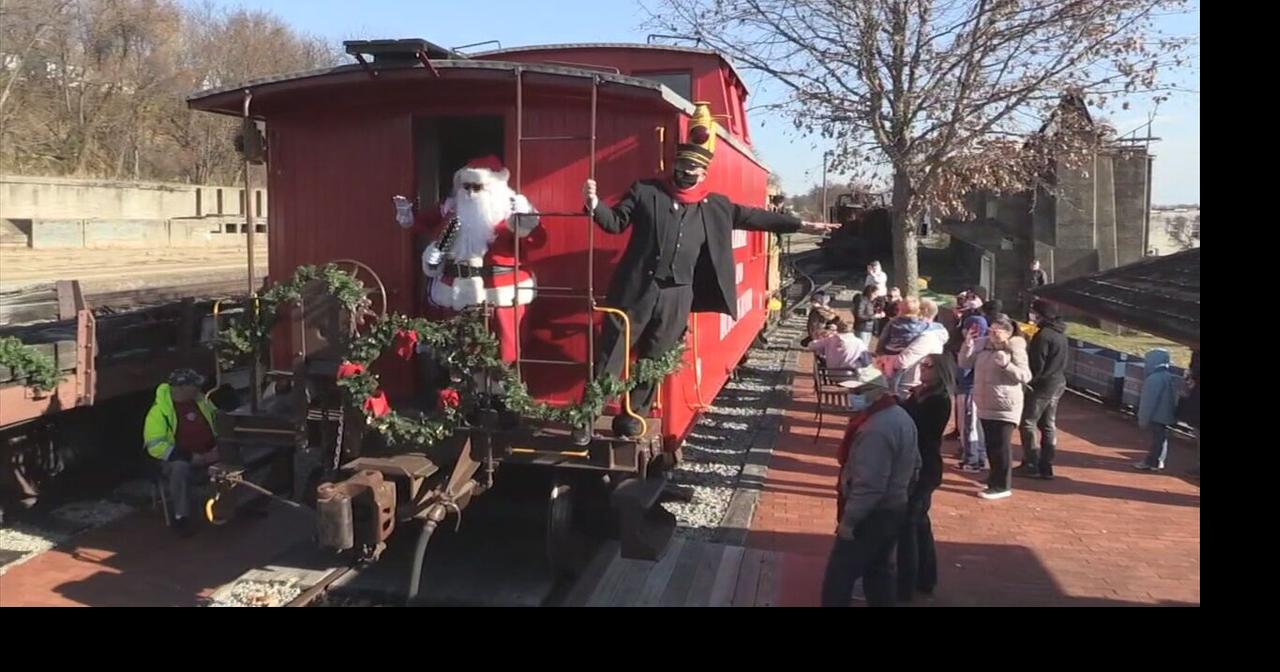 Santa enjoys train ride in Phillipsburg for Christmas celebration ...
