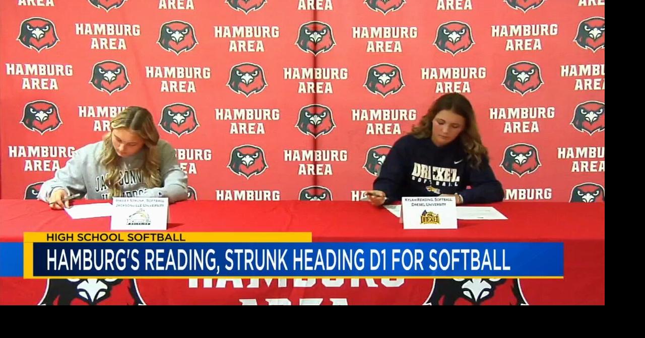 Hamburg's Kyiah Reading and Hailey Strunk commit to Division I programs ...