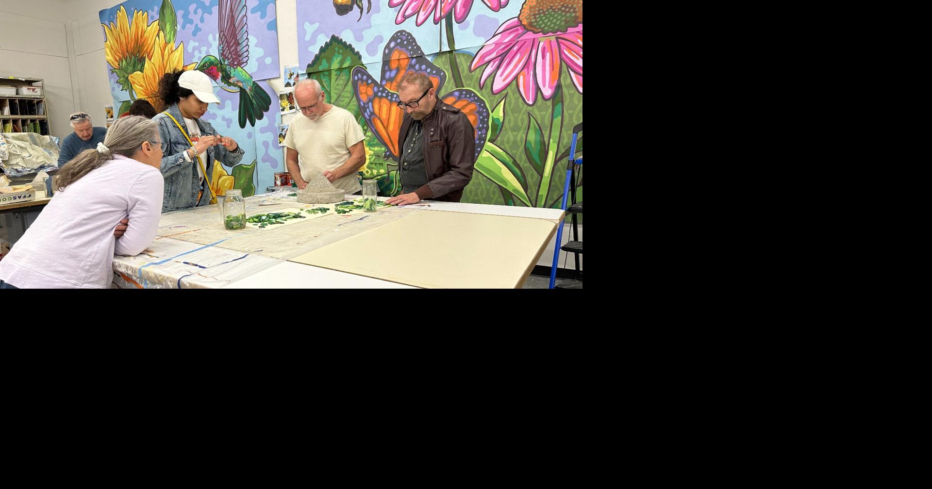 Reading LGBT center creates outdoor mosaic with local artist | Berks ...