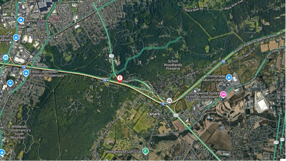 Multi-vehicle crash closes section of I-78 East in Salisbury Township ...