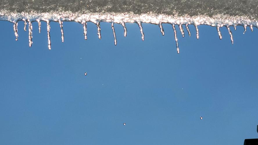 Giant icicles, fuzzy frost, and freezing fog: winter's usual weather ...