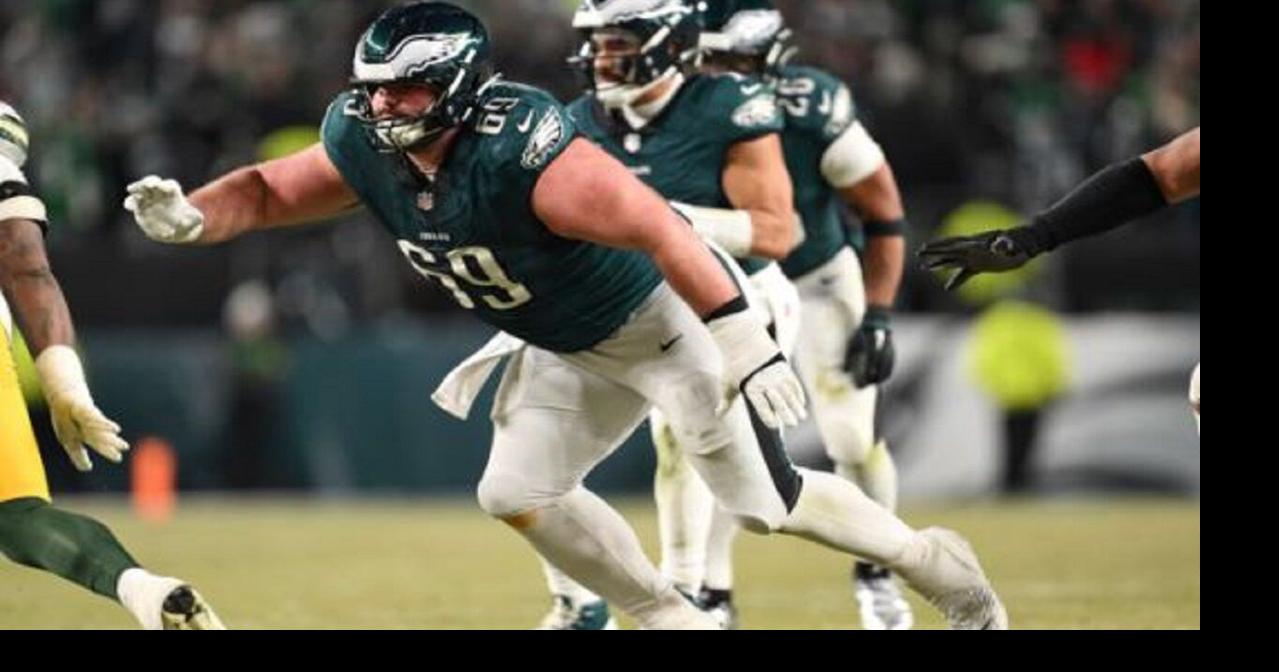 Report: Eagles lineman Landon Dickerson scheduled for MRI on right leg ...