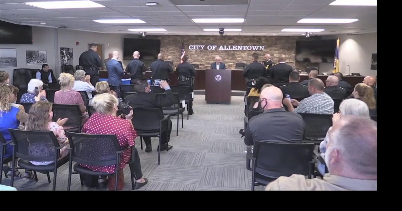 New Allentown police officers sworn in at City Hall | Lehigh Valley ...