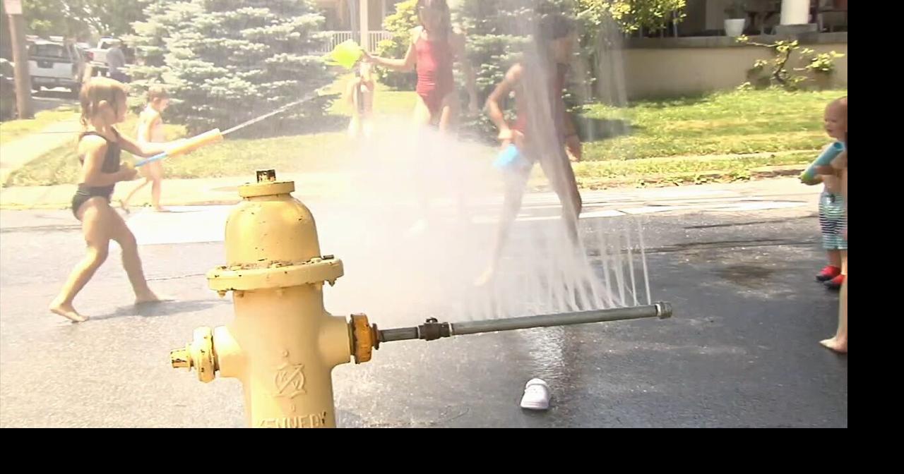'Way better than playing video games': Easton opens fire hydrants for ...