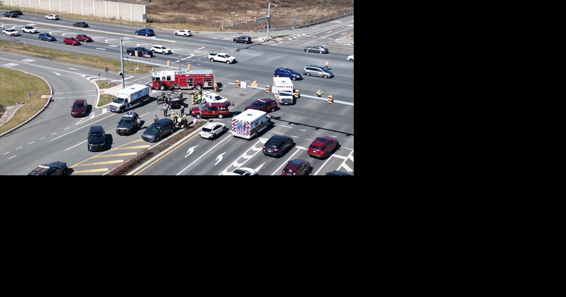 Rollover crash ties up traffic on Route 222 near Hamilton Crossings ...