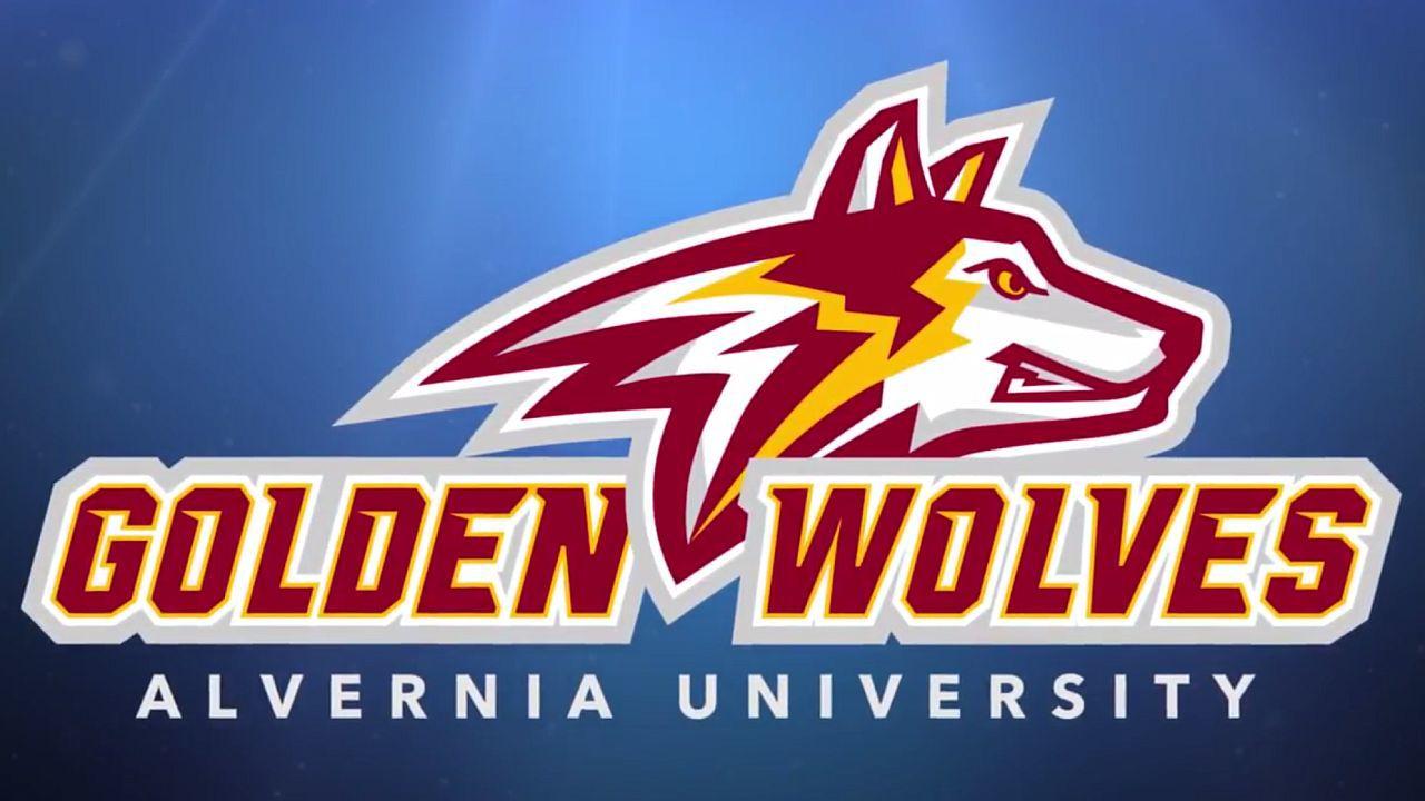 Alvernia University unveils Golden Wolves logos | Berks Regional News ...
