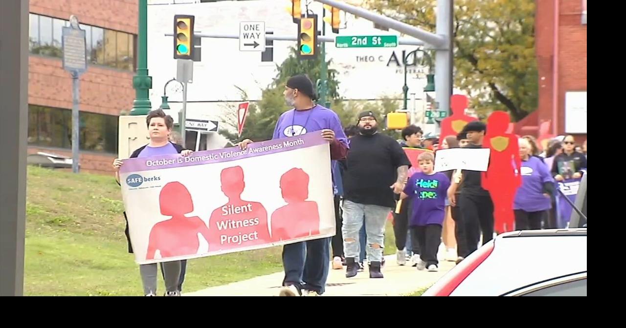 Safe Berks hosts march to honor domestic violence victims | Reading ...