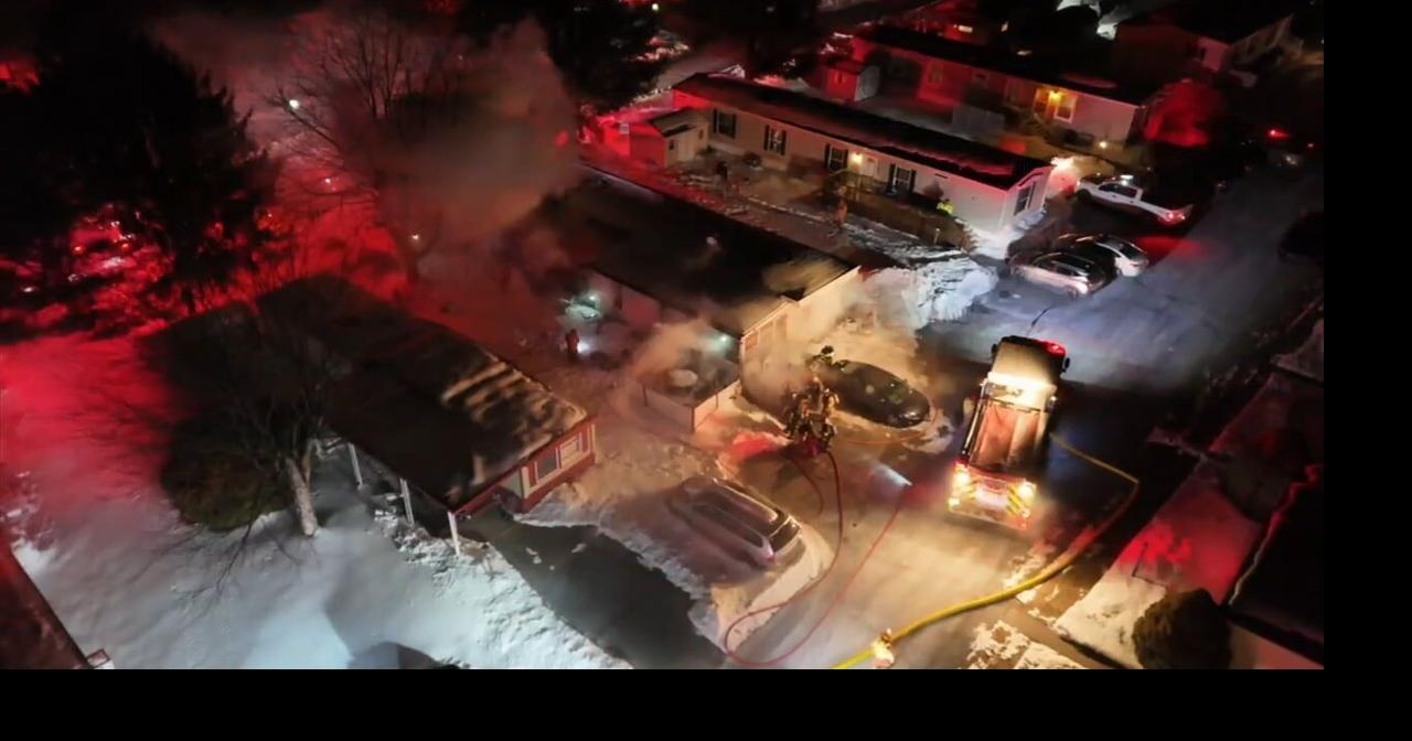 Crews fight house fire in Lehigh County, as heavy smoke pours from home ...