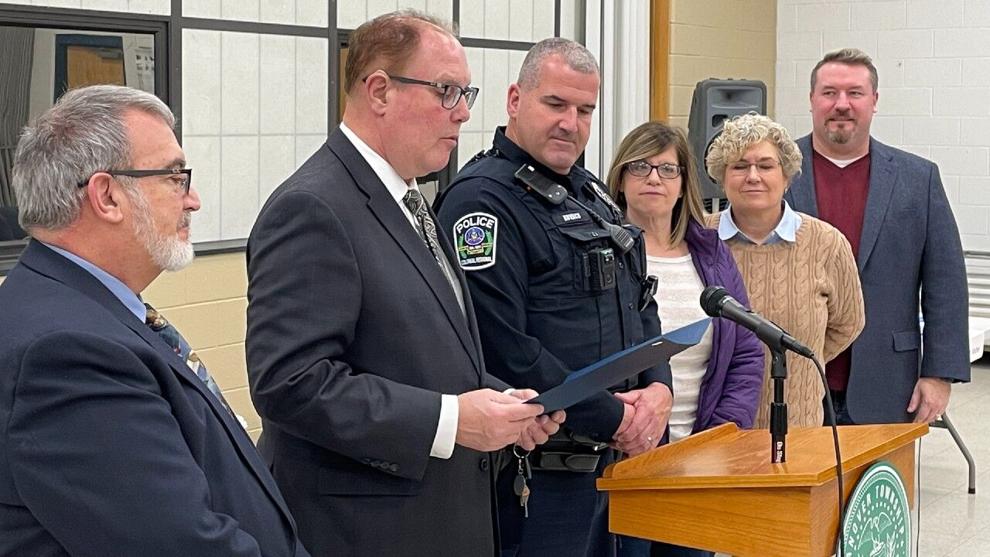 Colonial Regional Police Officer Michael Kovach honored for 25 years of ...