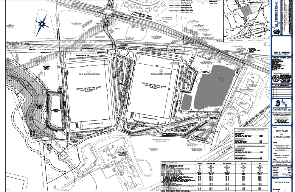 Data center company to develop up to 2M square feet of space in Chester ...