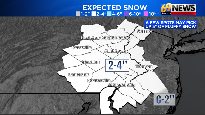 Accumulating snow tonight into Tuesday; another chance of snow Friday ...