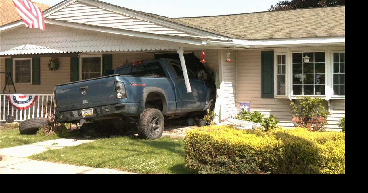 Driver hospitalized after truck crashes into Nesquehoning home; police ...