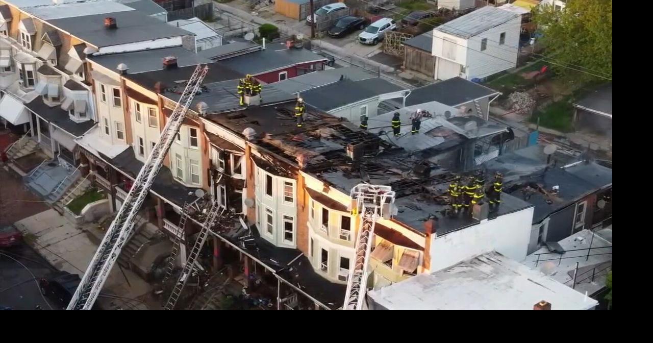 Raging fire in Reading destroys several units in row of homes; chief ...