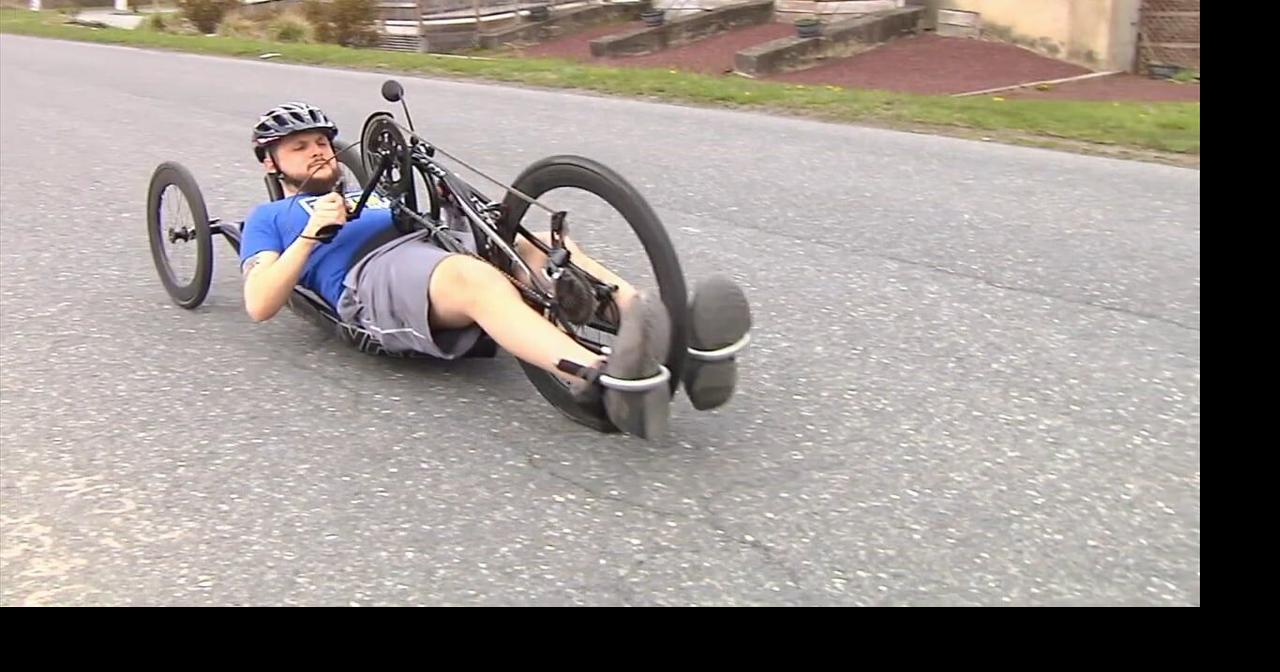 'I can't wait': Carbon County native hand cycles his way into upcoming ...