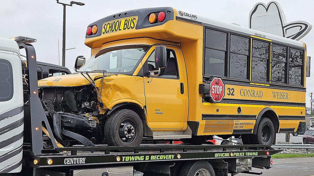 422 reopens following crash involving school bus | Berks Regional News ...
